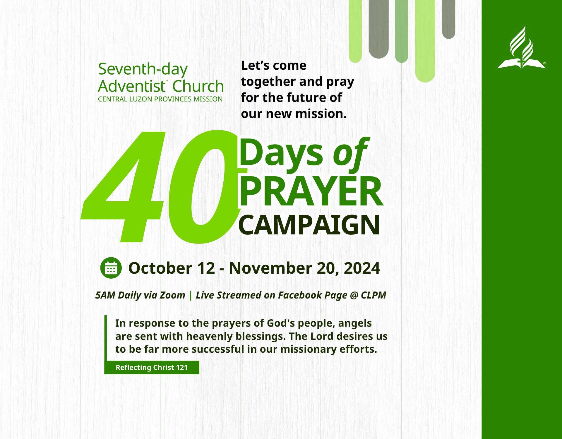 40 Days of Prayer Resources - Central Luzon Provinces Mission of ...