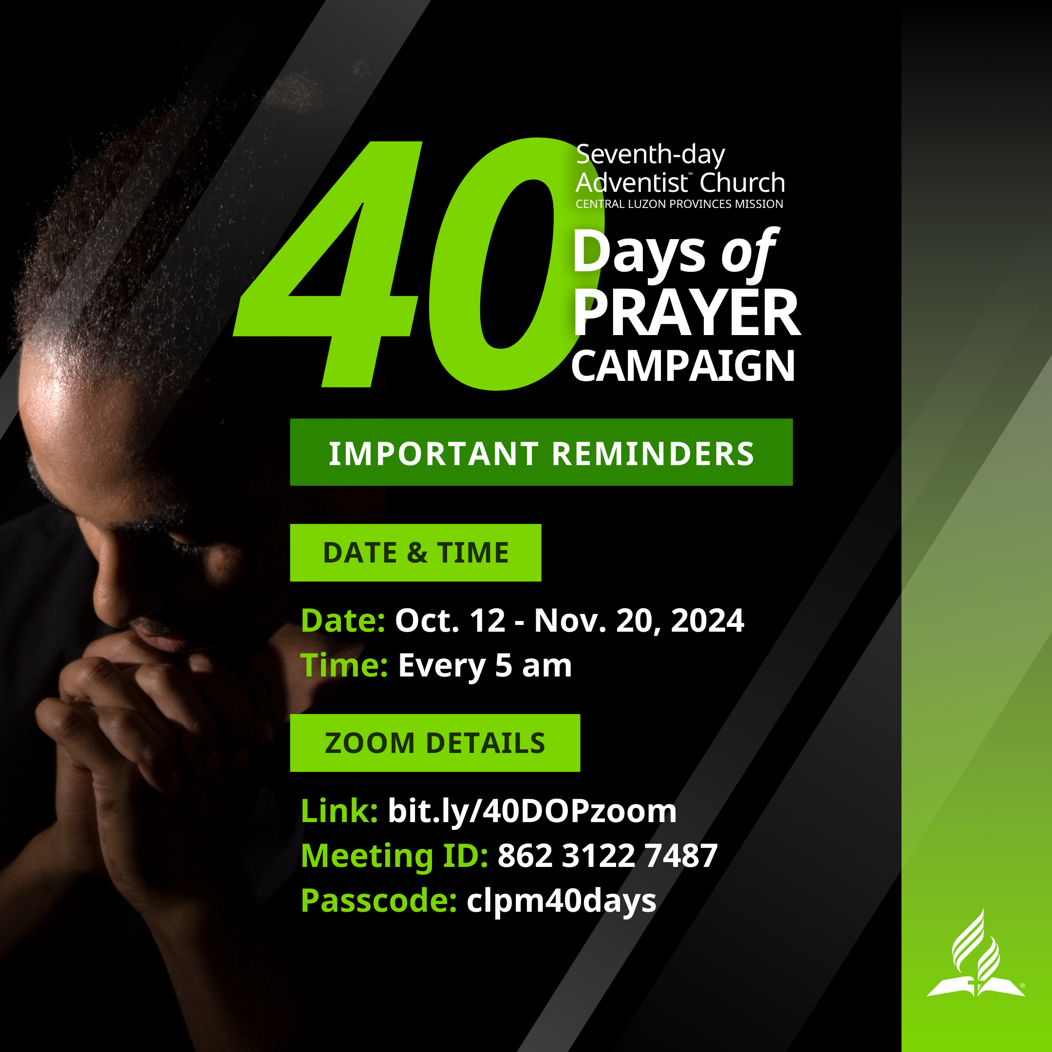 40 Days of Prayer Resources - Central Luzon Provinces Mission of ...